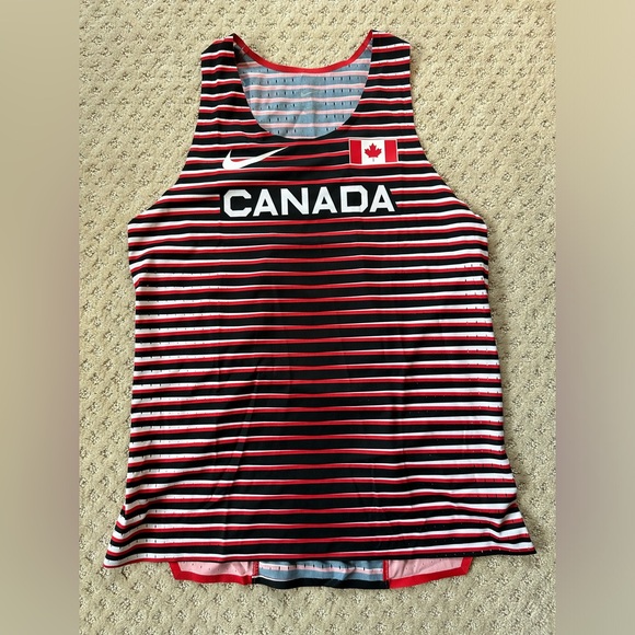 Nike | Shirts | Nike Pro Elite Olympic Canada Track Field Singlet 22 ...